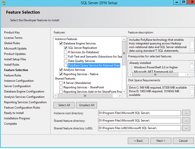 Sql Server Installing Sql Server 2016 Developer Edition Free With